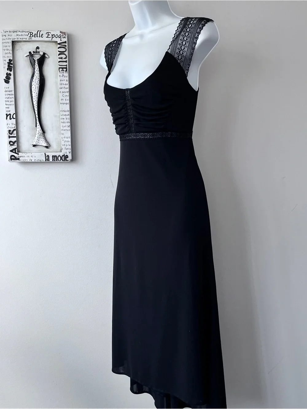 Phoebe | Dresses | Phoebe Y2k Elegant Black Lacetrim Wedding Guest ...